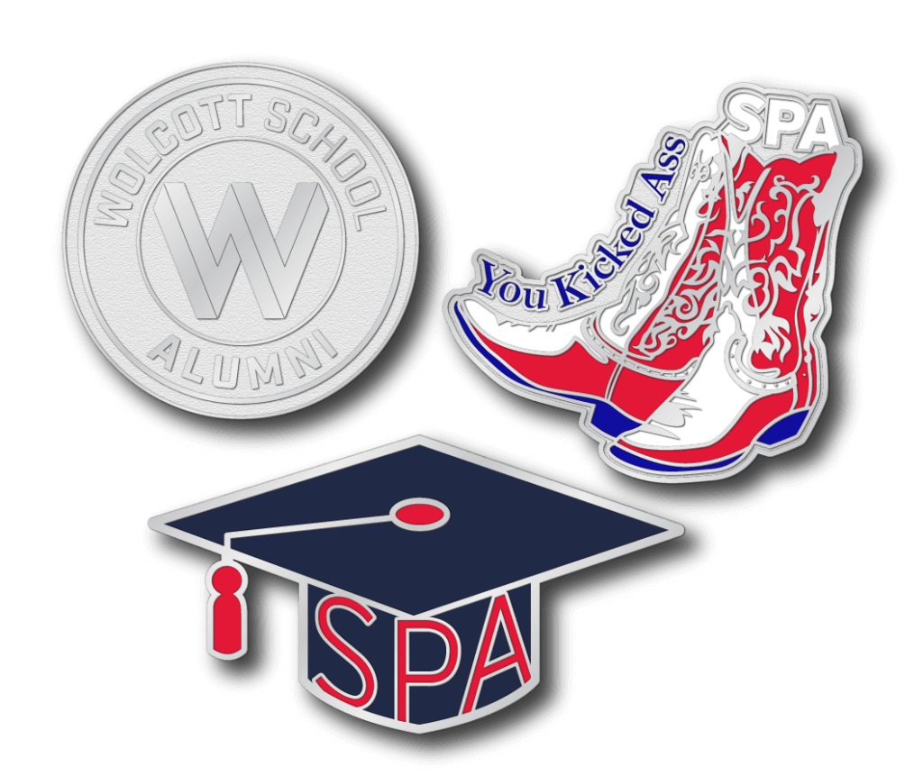 Alumni Pins - School Logo Pins - PinCrafters