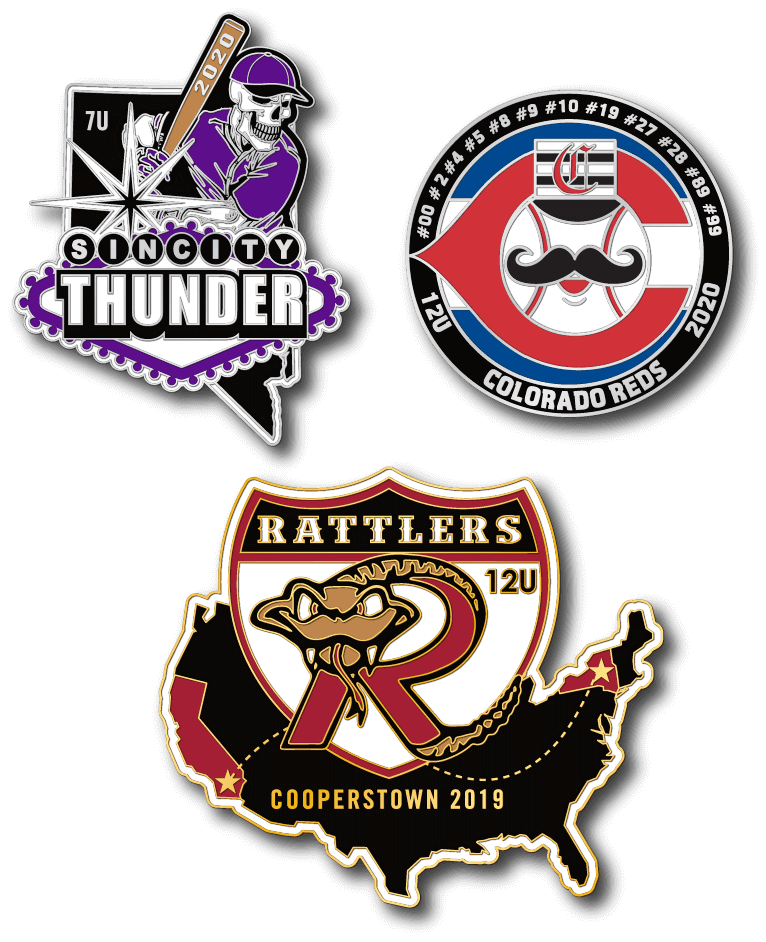 Sports Team Trading Pins for the 2020 Season - PinCrafters