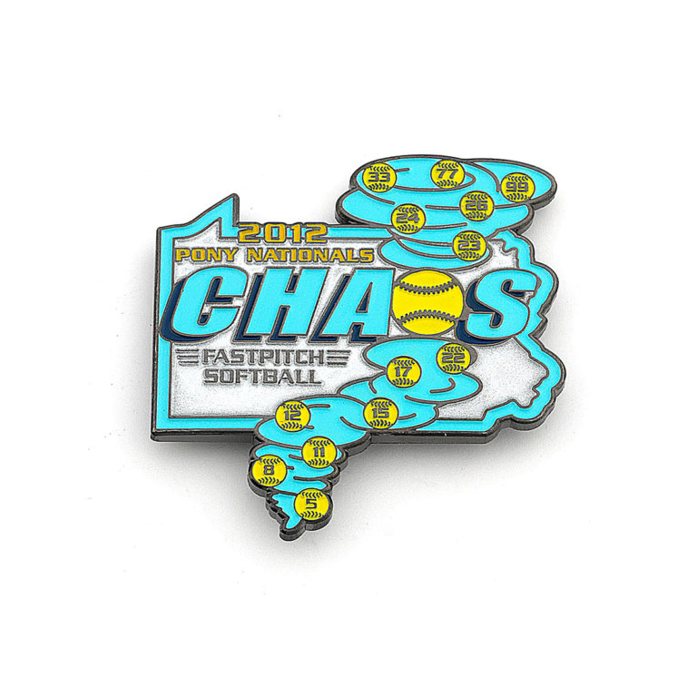 Softball Trading Pins - Custom Softball Pin Maker | PinCrafters